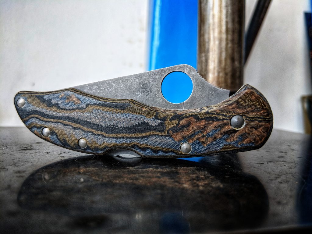 Spyderco Delica „landscapes“ | Custom.Scale.Division